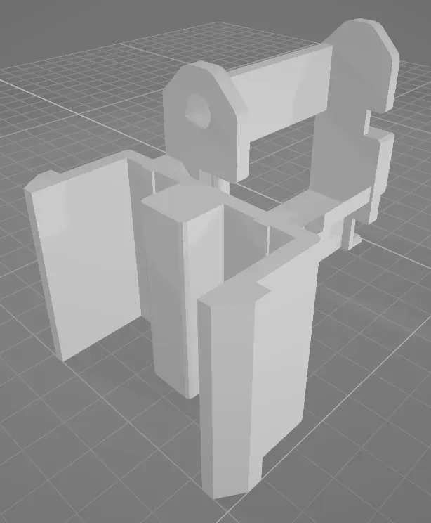 更容易安装Elegoo Neptune 4/4PRO Cable Chain的底座夹子 二次创作 - 来自 der.andre ...