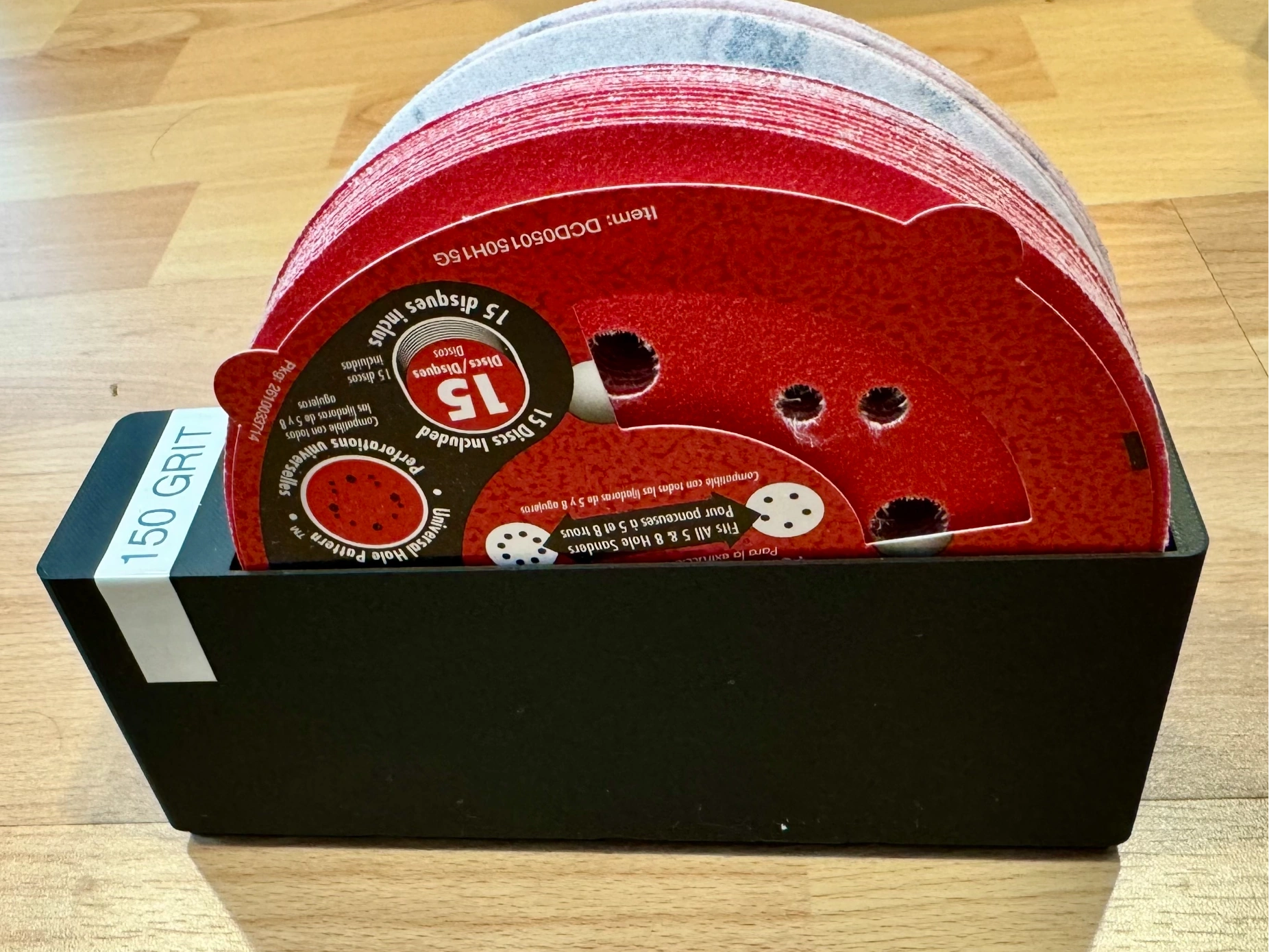 Gridfinity 5英寸砂纸盘架 来自 mash007 - MakerWorld