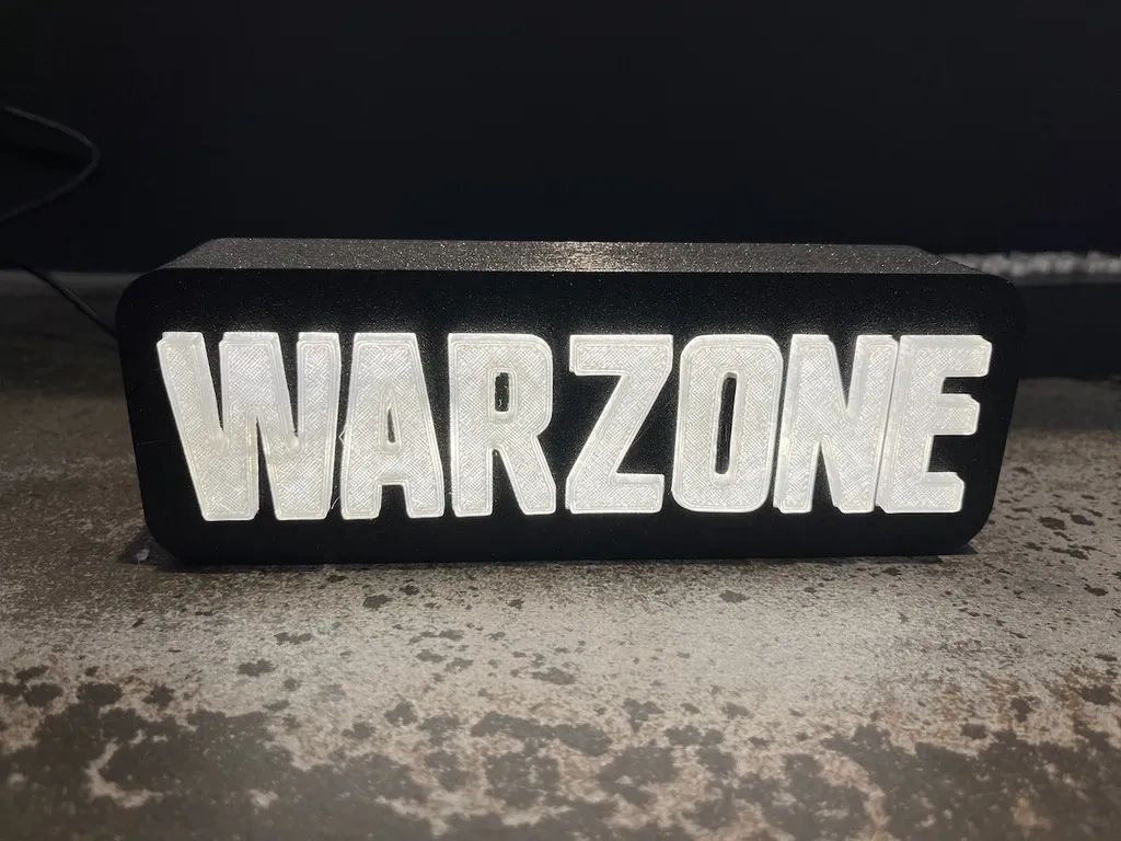 WARZONE Logo灯 来自 robert.schanze - MakerWorld