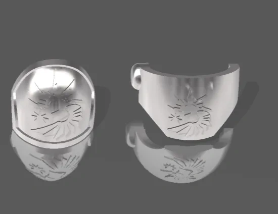 凤凰之子的战士肩甲 来自 Symthic - MakerWorld