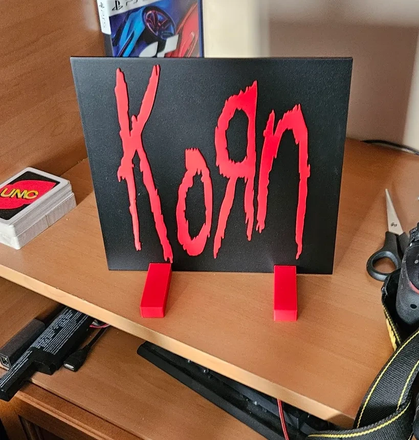 不带AMS的Korn标志及底座支架 来自 adrianp - MakerWorld