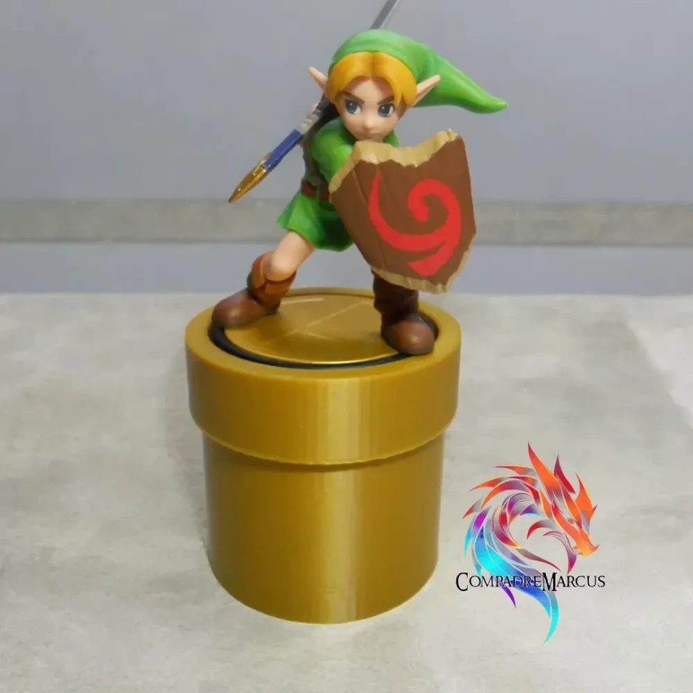 Amiibo展示马里奥管道样式 来自 CompadreMarcus - MakerWorld