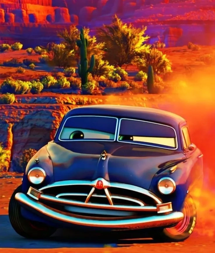 Hueforge Doc Hudson Cars: 传奇的Doc Hudson 来自 ShIfTy492 - MakerWorld