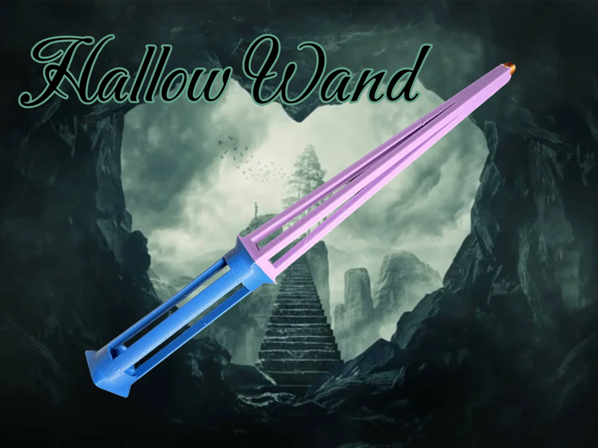 万圣节魔杖，一个现代几何魔杖！ 来自 Yobtnirp - MakerWorld