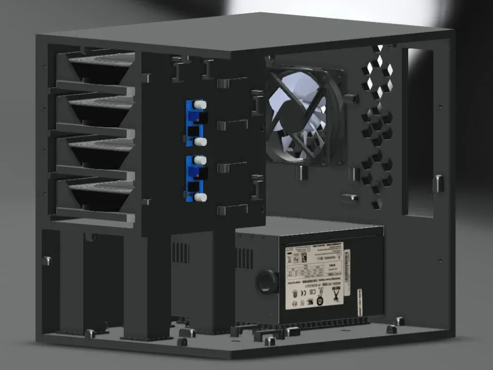 支持Micro ATX主板的NAS 来自 佬馬丶MakerWorld：免费下载 3D 模型