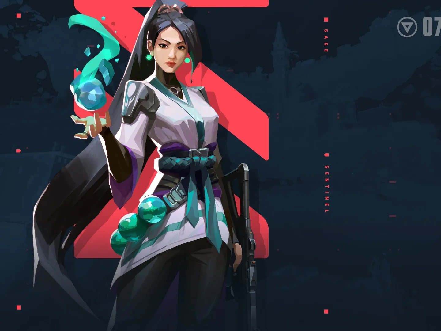 Sage Valorant特工模型 来自 SkyTrax - MakerWorld