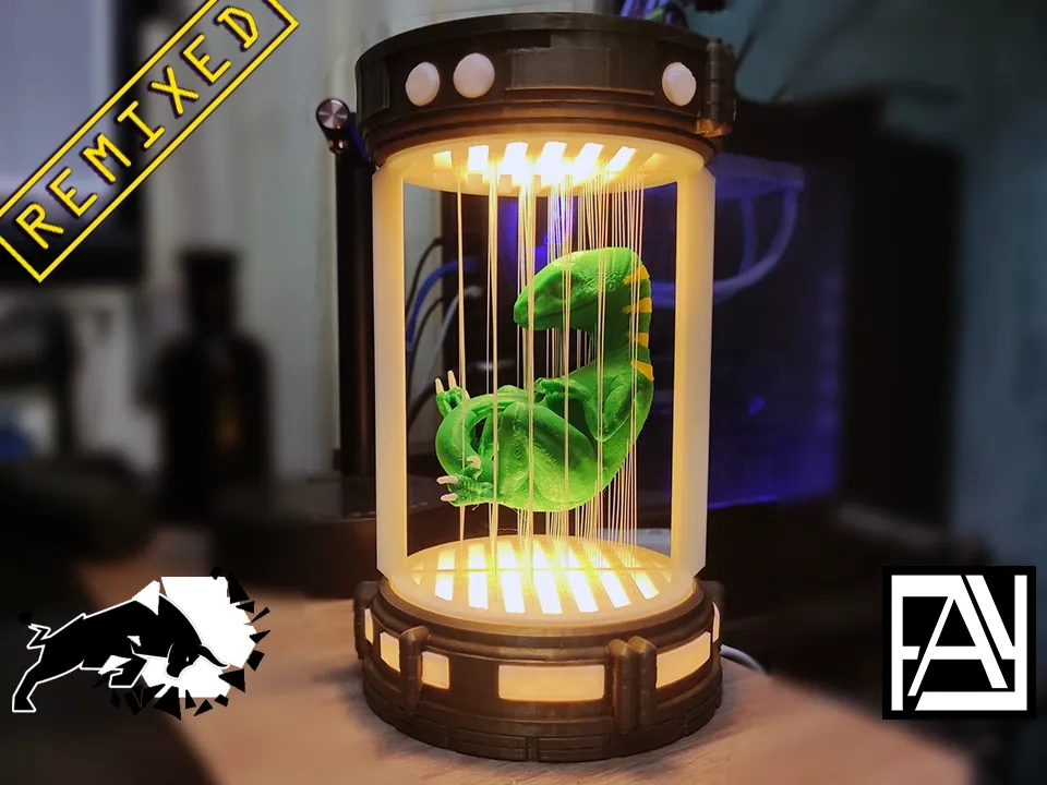 悬浮迅猛龙孵化器V2 二次创作 - 来自 fay3dlab - MakerWorld