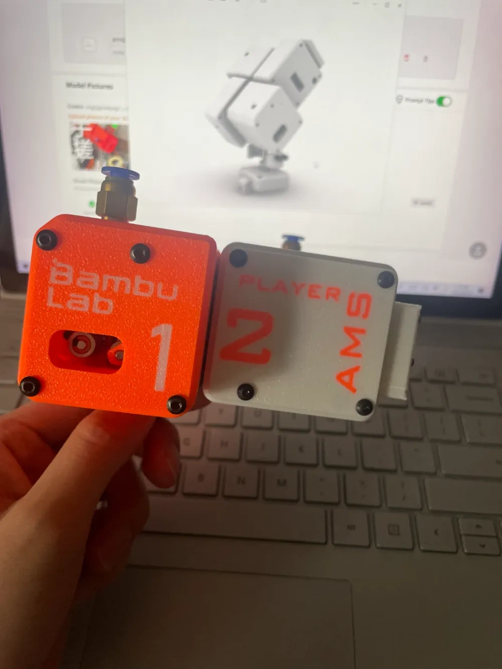 手搓AMS DIY AMS 来自 划划划划水 MakerWorld：免费下载 3D 模型