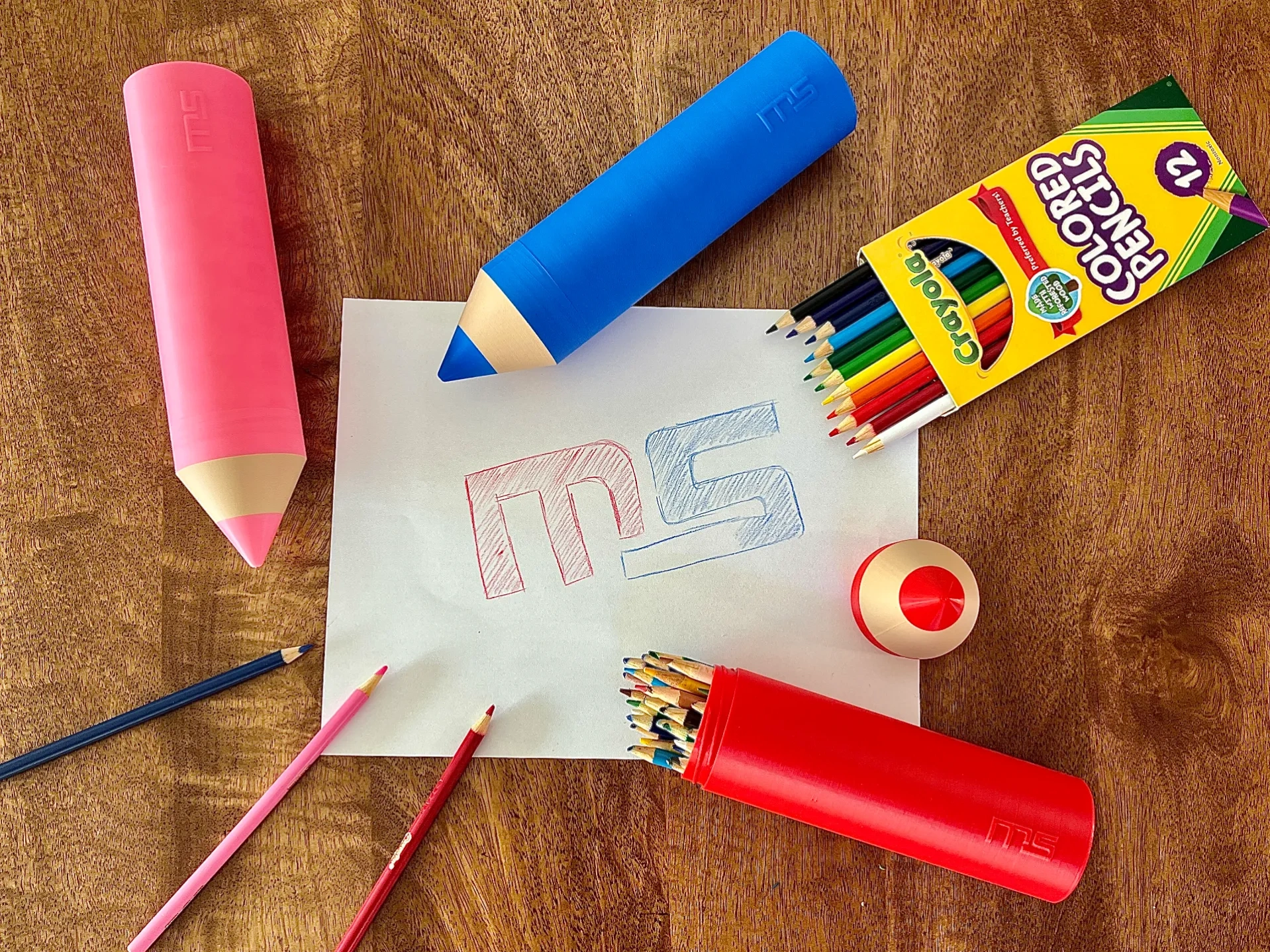 彩色铅笔盒 来自 Meshi Studios - MakerWorld