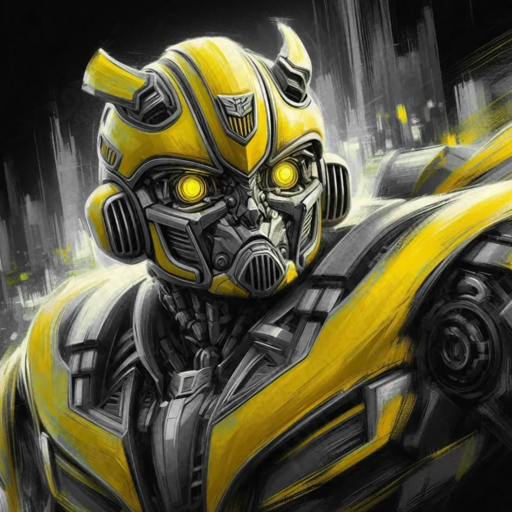 大黄蜂变形金刚Hueforge 来自 LoFi Layers - MakerWorld