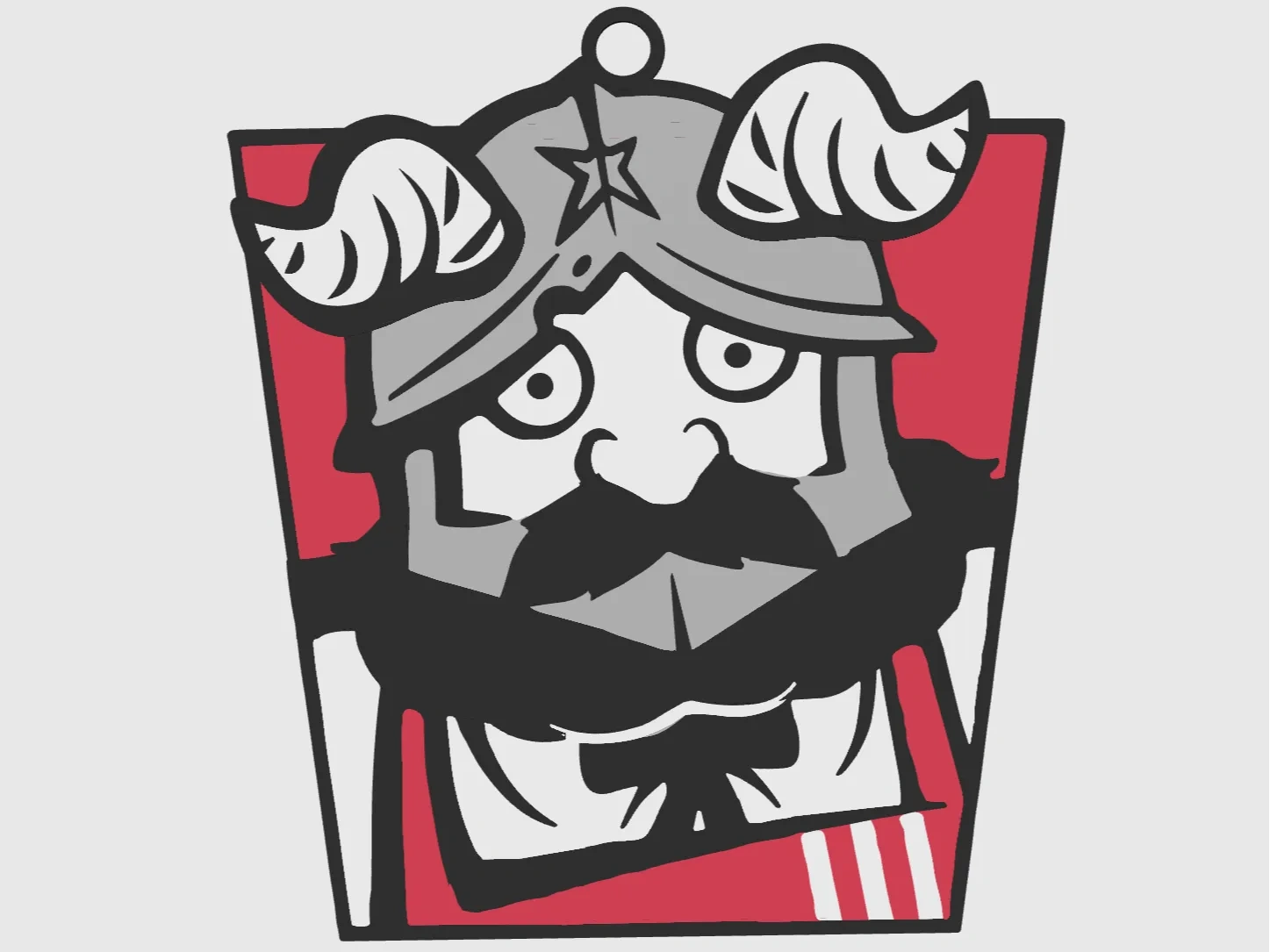 迷宫饭森西钥匙扣 - Delicious in Dungeon Senshi Keychain 来自 破魔矢 - MakerWorld