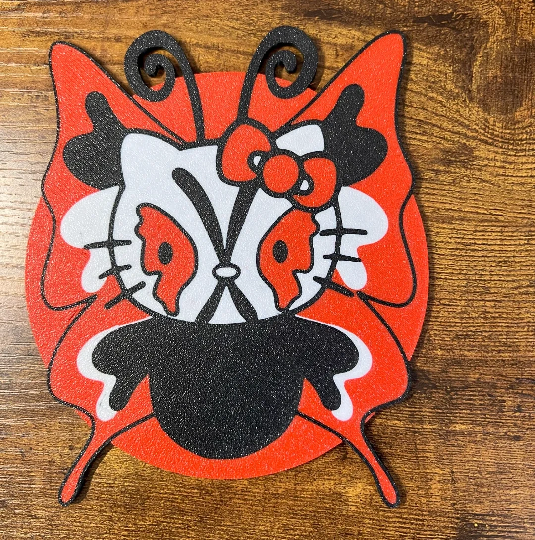 Hello Kitty 蝴蝶 来自 StudBuffin - MakerWorld