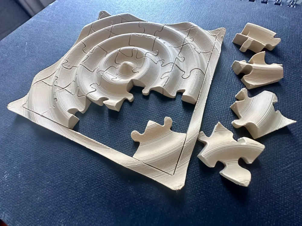 Wave Puzzle 波浪拼图 来自 Hajimi - MakerWorld