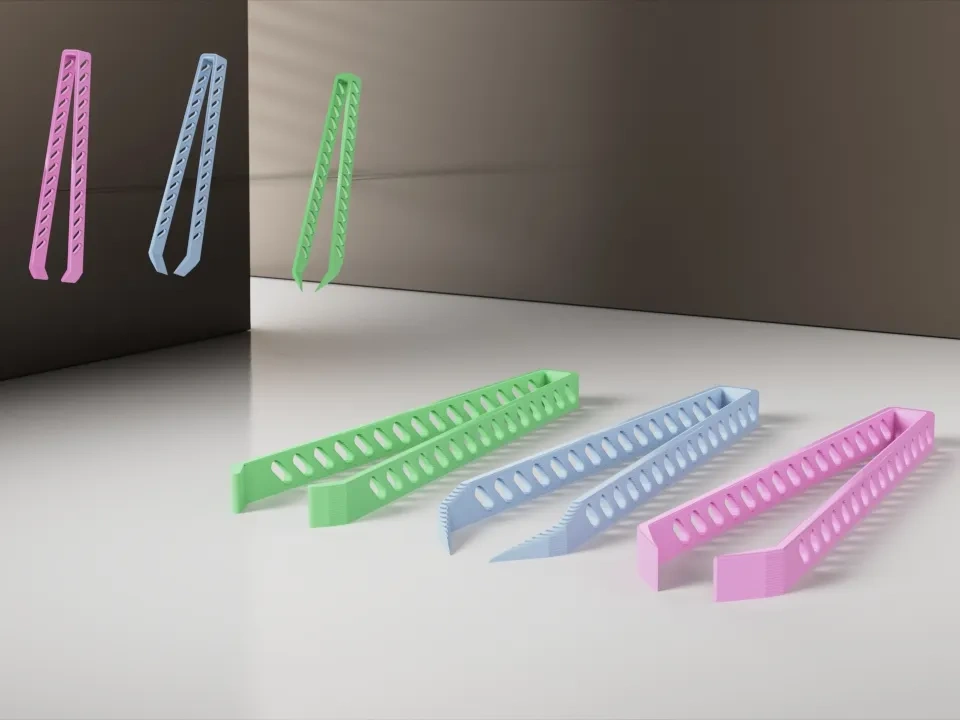 pincette；Tweezers；NIPPER.镊子合集，钳子，小夹子 来自 派小小星 - MakerWorld