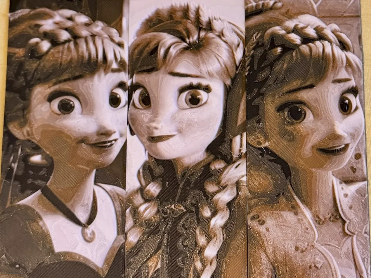 安娜（冰雪奇缘）Hueforge 来自 Christopher Brehm - MakerWorld