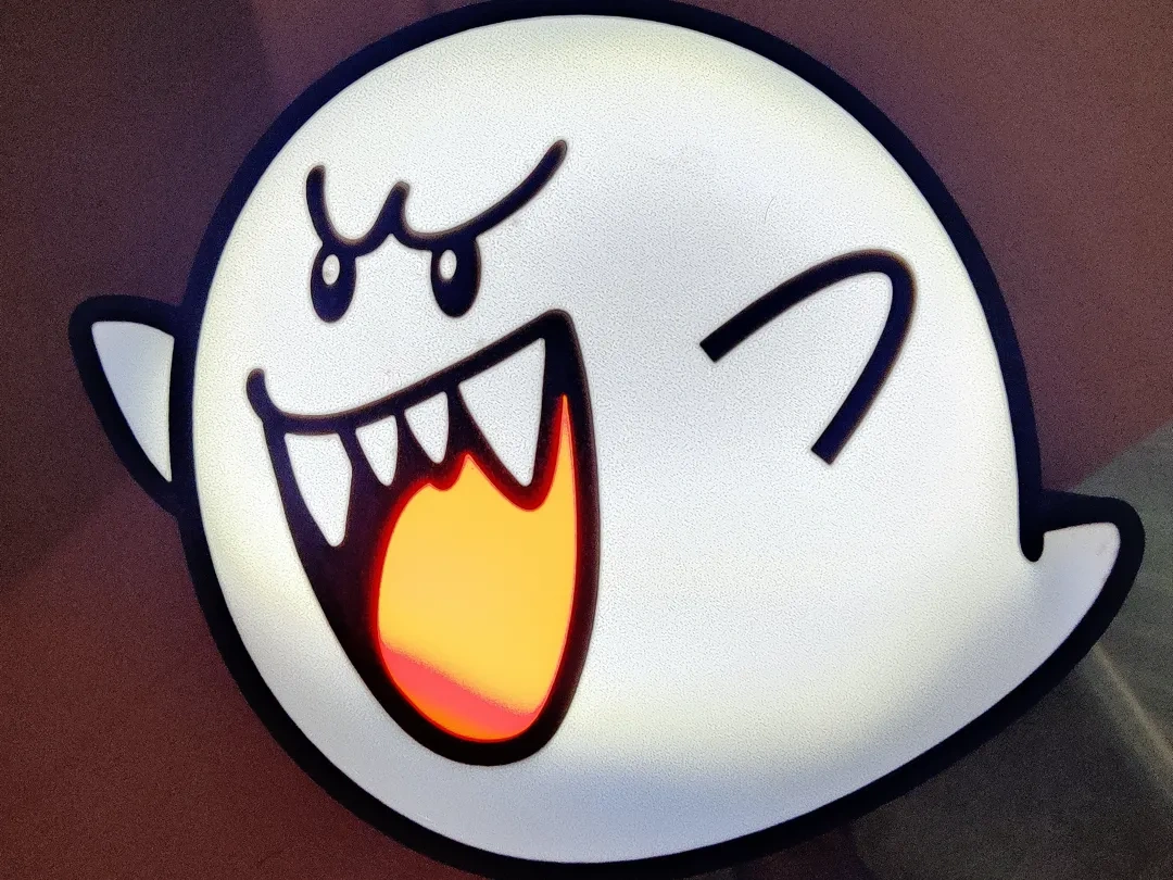 Mario Boo Ghost Light Box 来自 TheLayerSlayer - MakerWorld