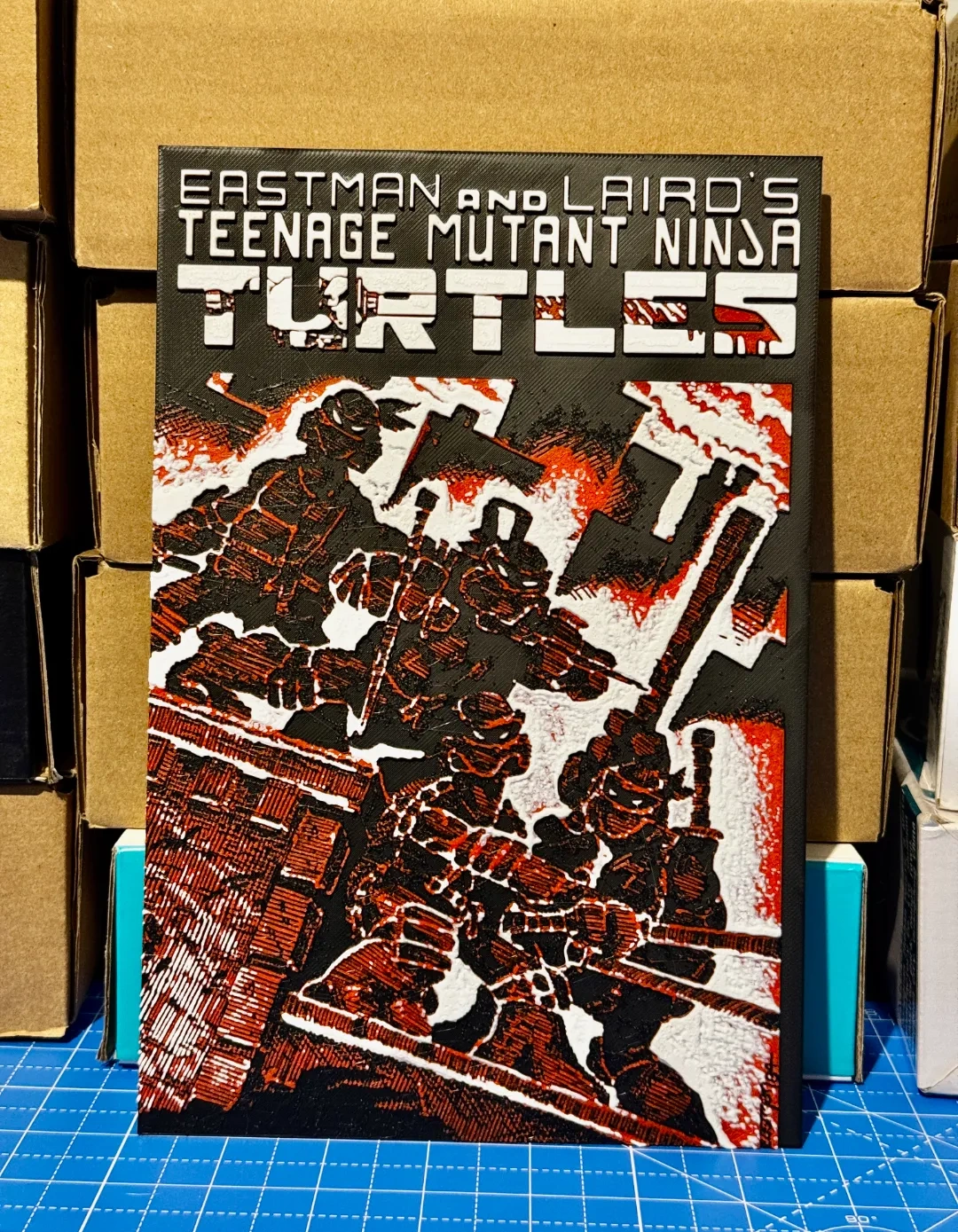 TMNT漫画封面 Mirage 1984 来自 Deano - MakerWorld