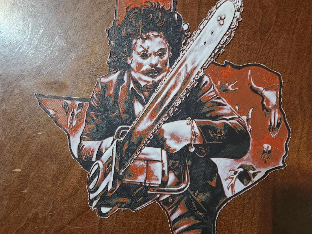 Leatherface hueforge艺术 来自 MemeDaddy - MakerWorld