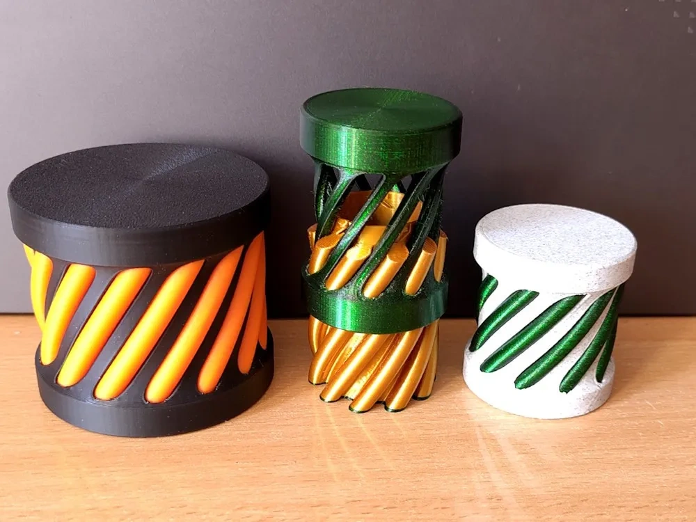 带有巧妙扭转锁的容器 来自 DrJones - MakerWorld