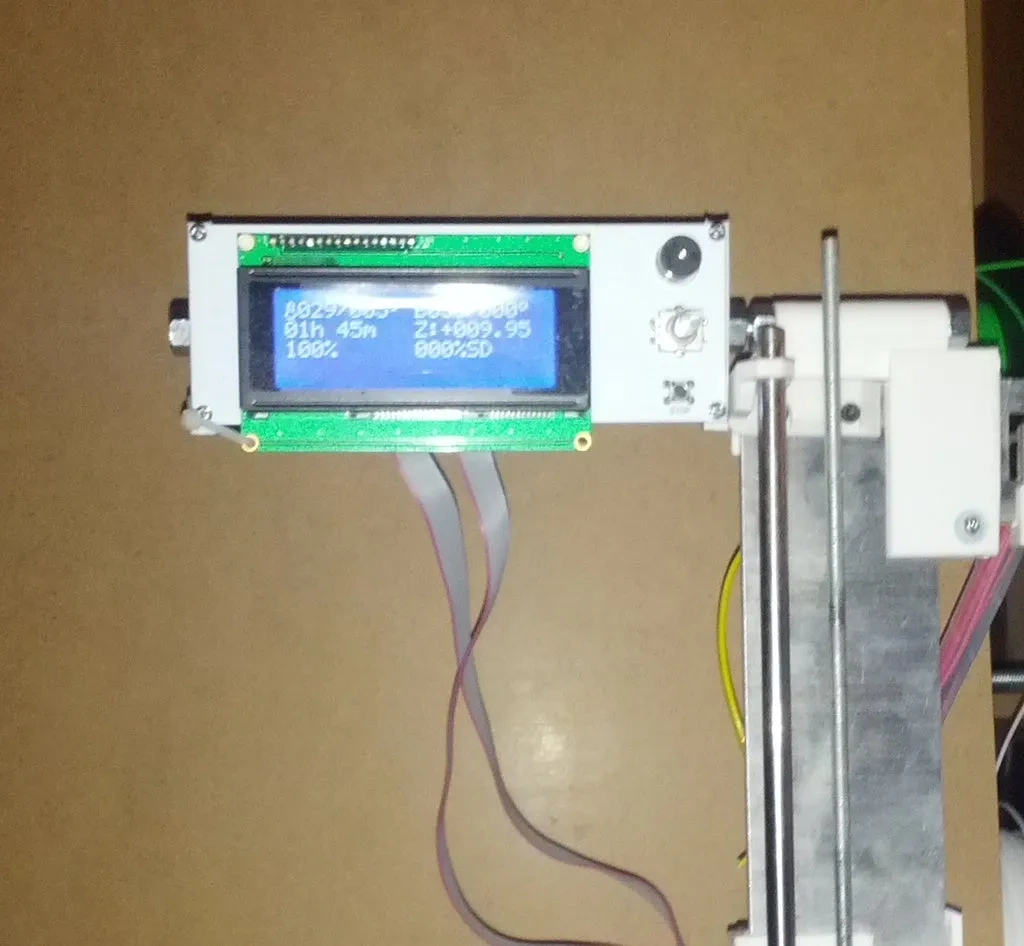 Prusa i3水平式LCD安装支架 第2版 来自 Tryphon - MakerWorld