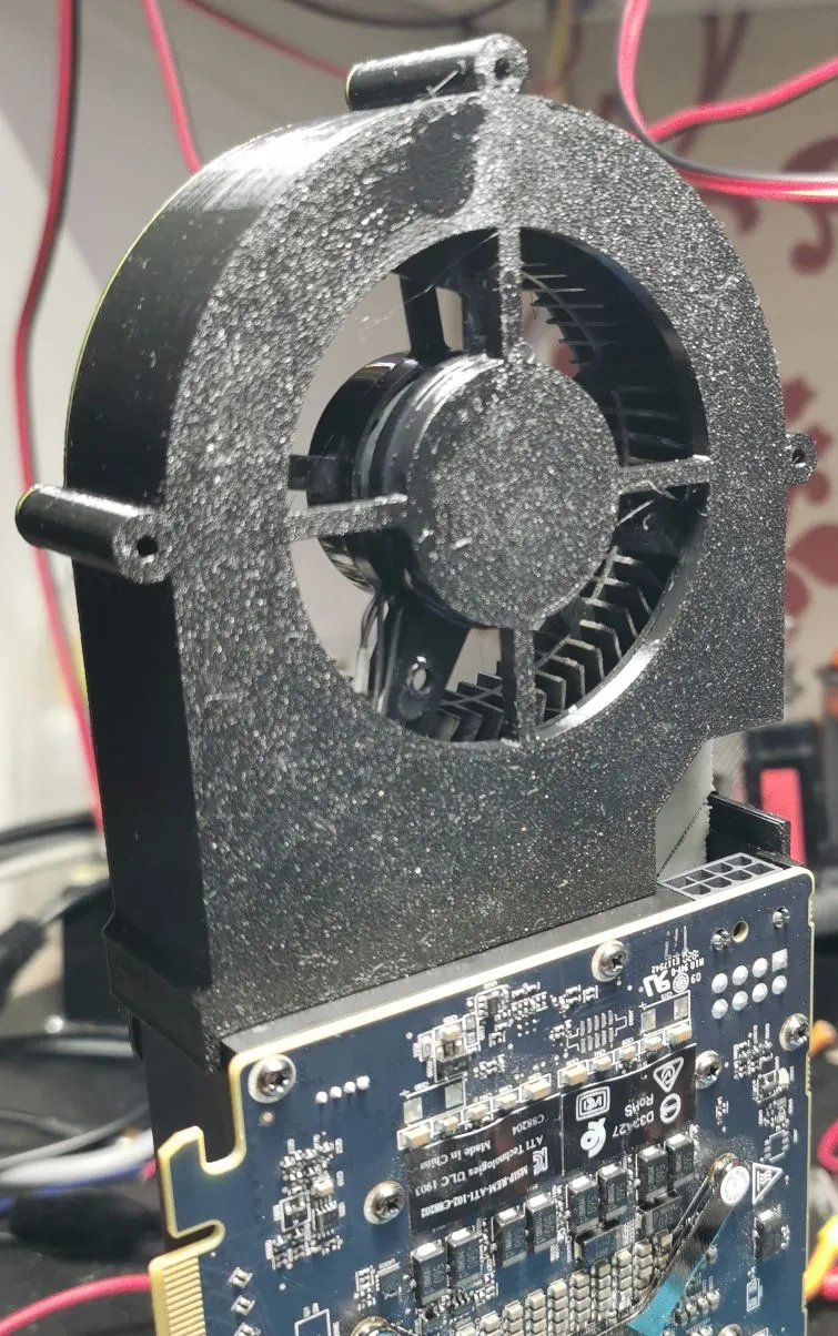 适用于Amd Radeon Instinct MI8 (rage fury X) GPU的风扇 来自 Hrumque - MakerWorld