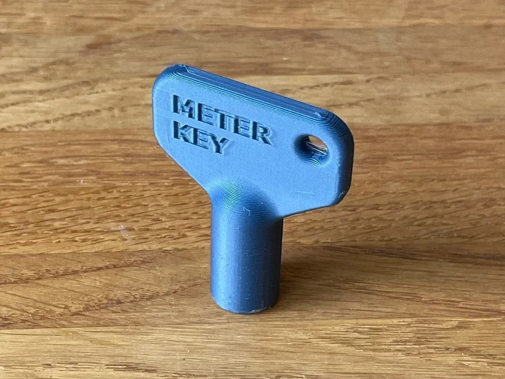 Gas and Electricity Meter Key 来自 ubdelMakerWorld：免费下载 3D 模型