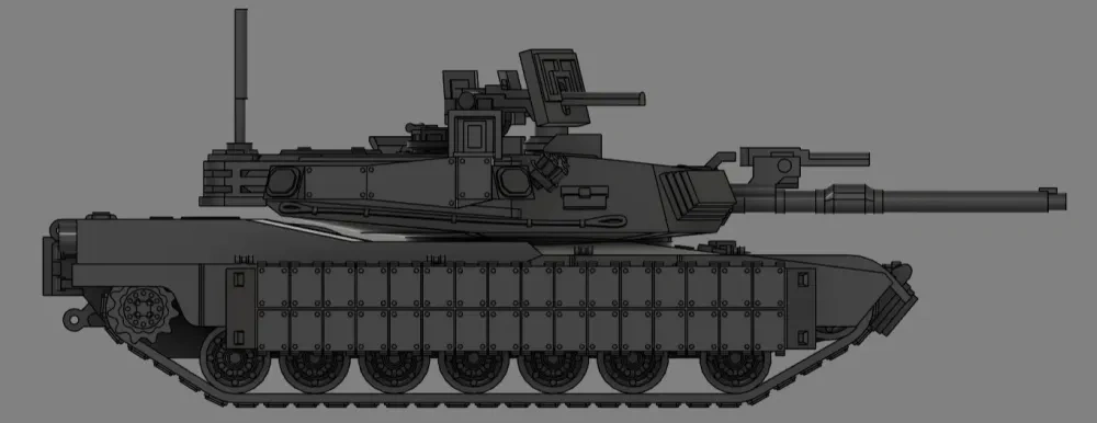 M1A2 Abrams SEP V4 TUSK I + II的模型重新设计 来自 DeltaX - MakerWorld