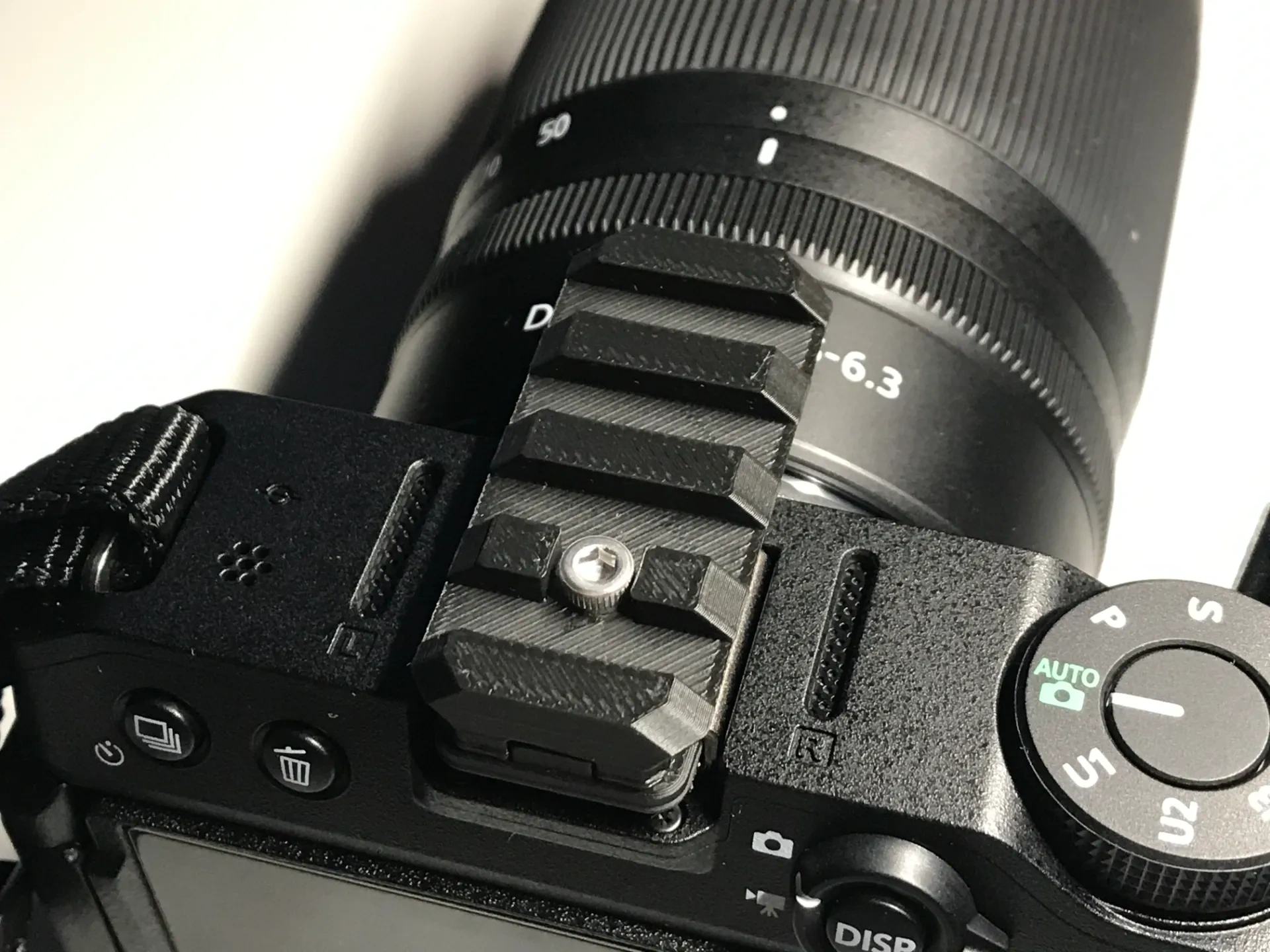 z30相机热靴导轨 Z30 hot shoe rail 来自 yzffish MakerWorld：免费下载 3D 模型