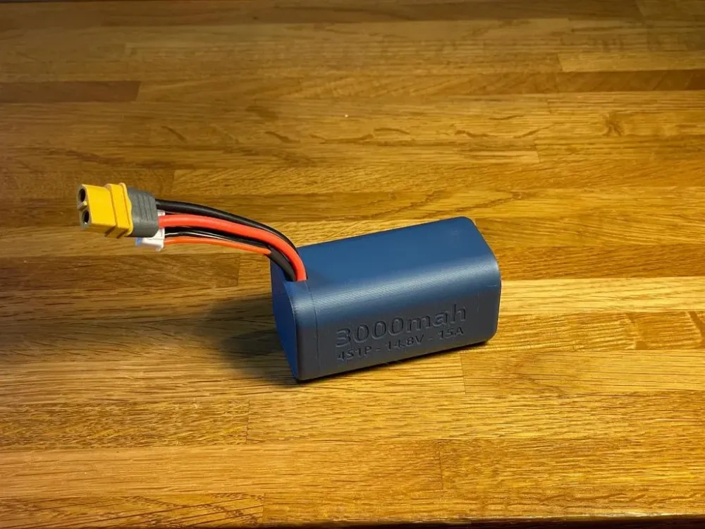 18650 4S1P 电池盒 - 免费 3D 打印模型 - MakerWorld
