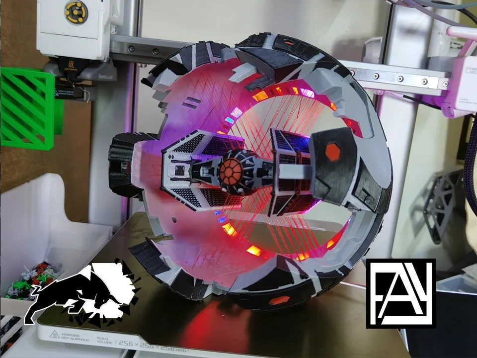 悬浮的TIE Advance 第二部分 来自 fay3dlab - MakerWorld