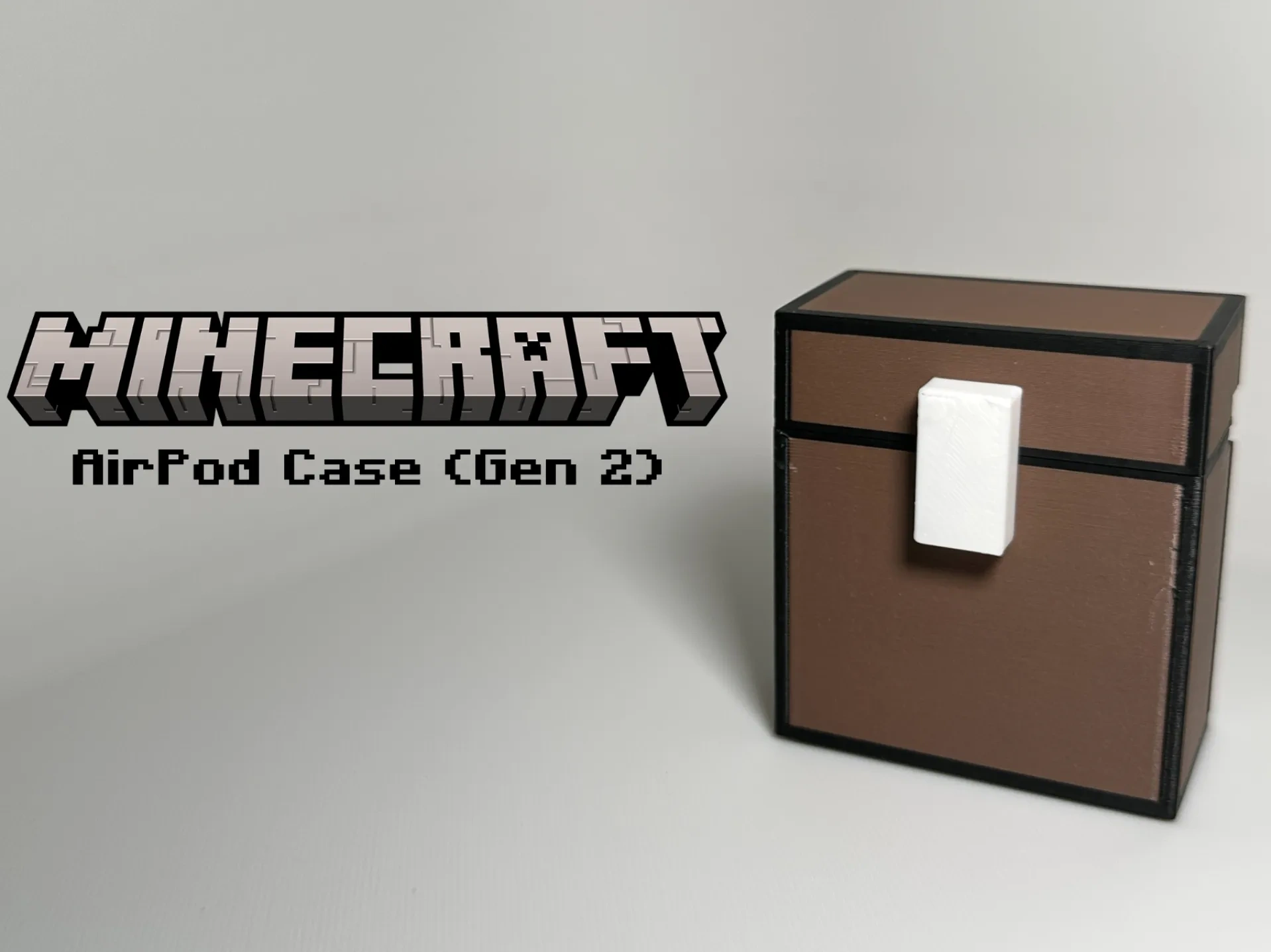 Minecraft宝藏AirPods套（第二代） 来自 Another Spool MakerWorld：免费下载 3D 模型