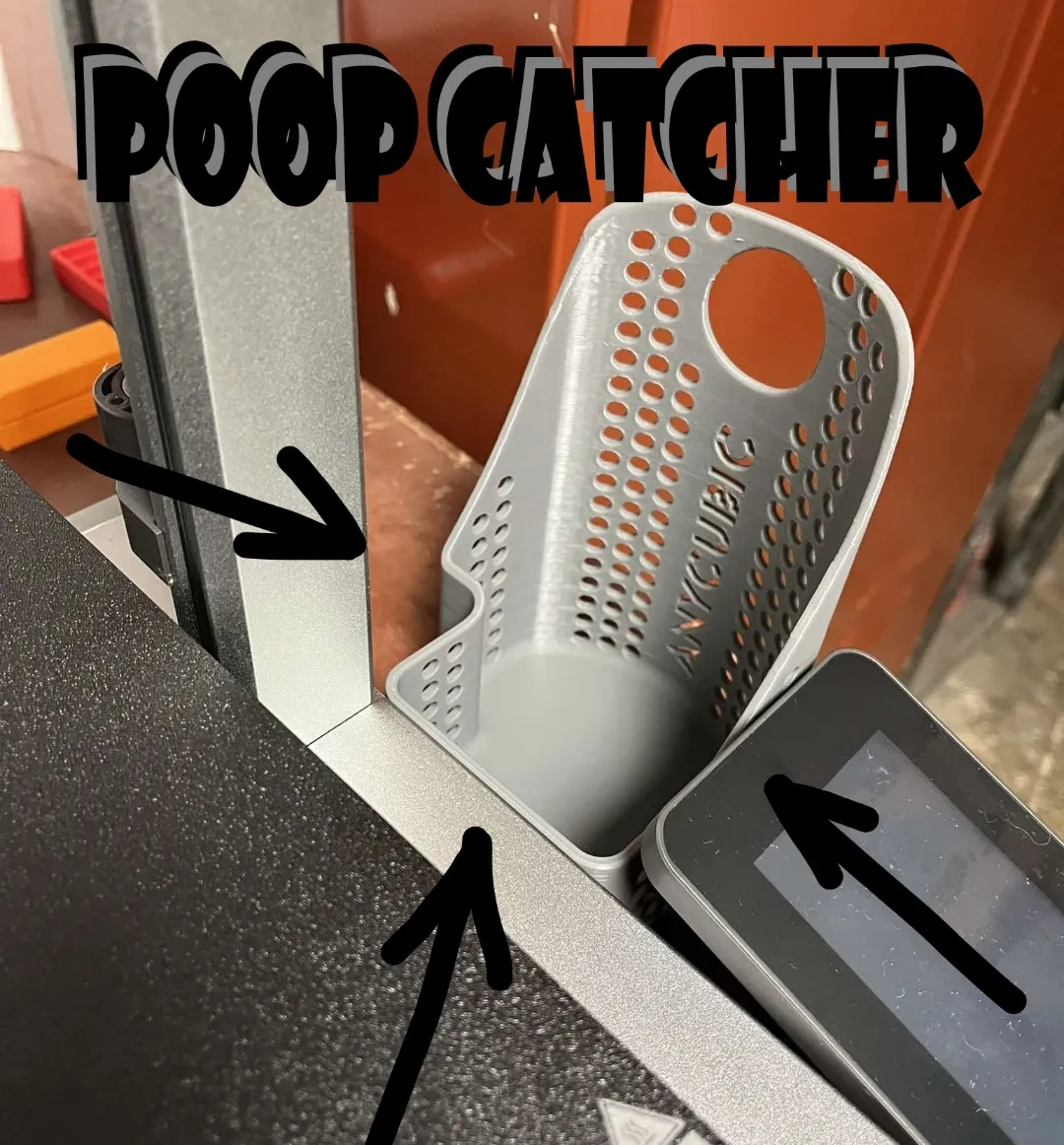 Anycubic Kobra 3 Combo Large Poop Catcher 来自 Ainon3Dprint - MakerWorld