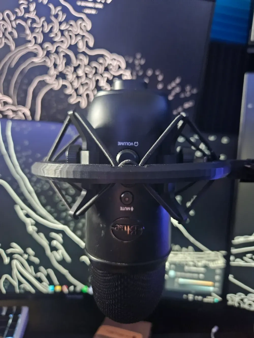 Blue Yeti Microphone Shock Mount Stand 来自 Altron Designs - MakerWorld