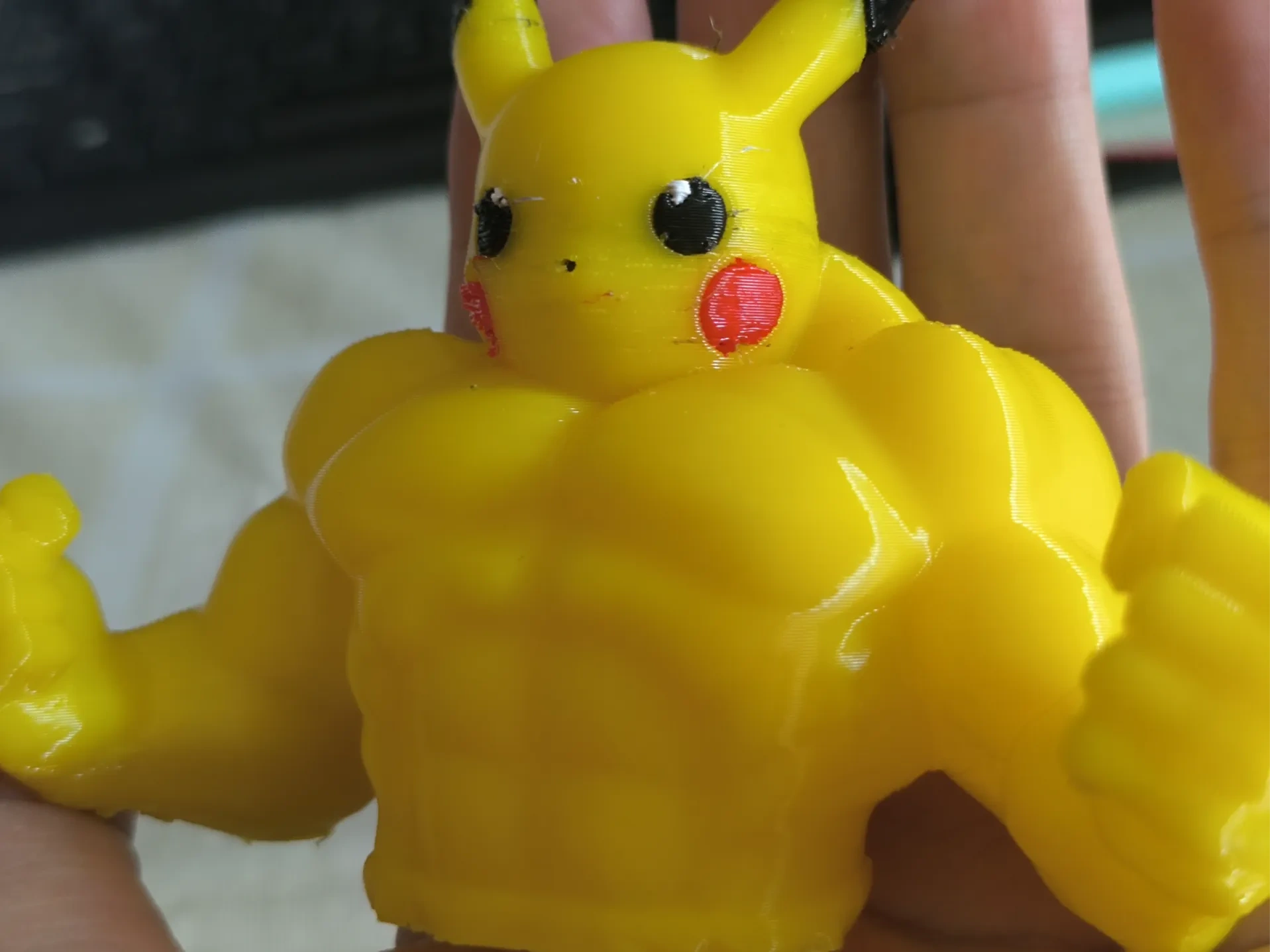 肌肉皮卡丘/Pikachu&muscle 来自 山东达文西 - MakerWorld
