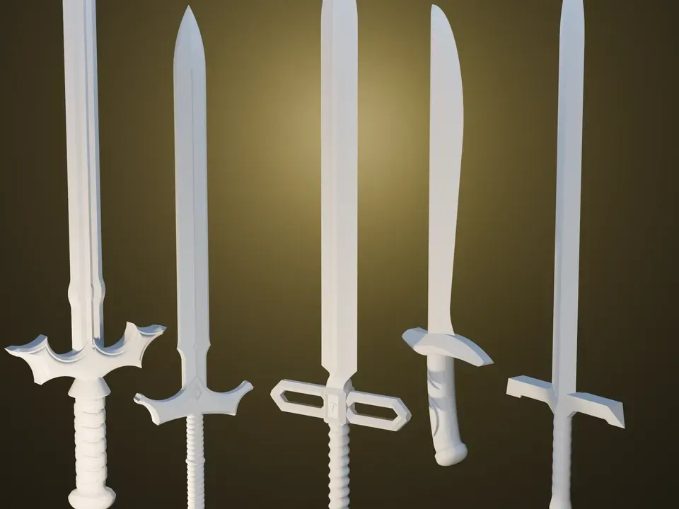 Custom Concept Swords 来自 T 3D - MakerWorld