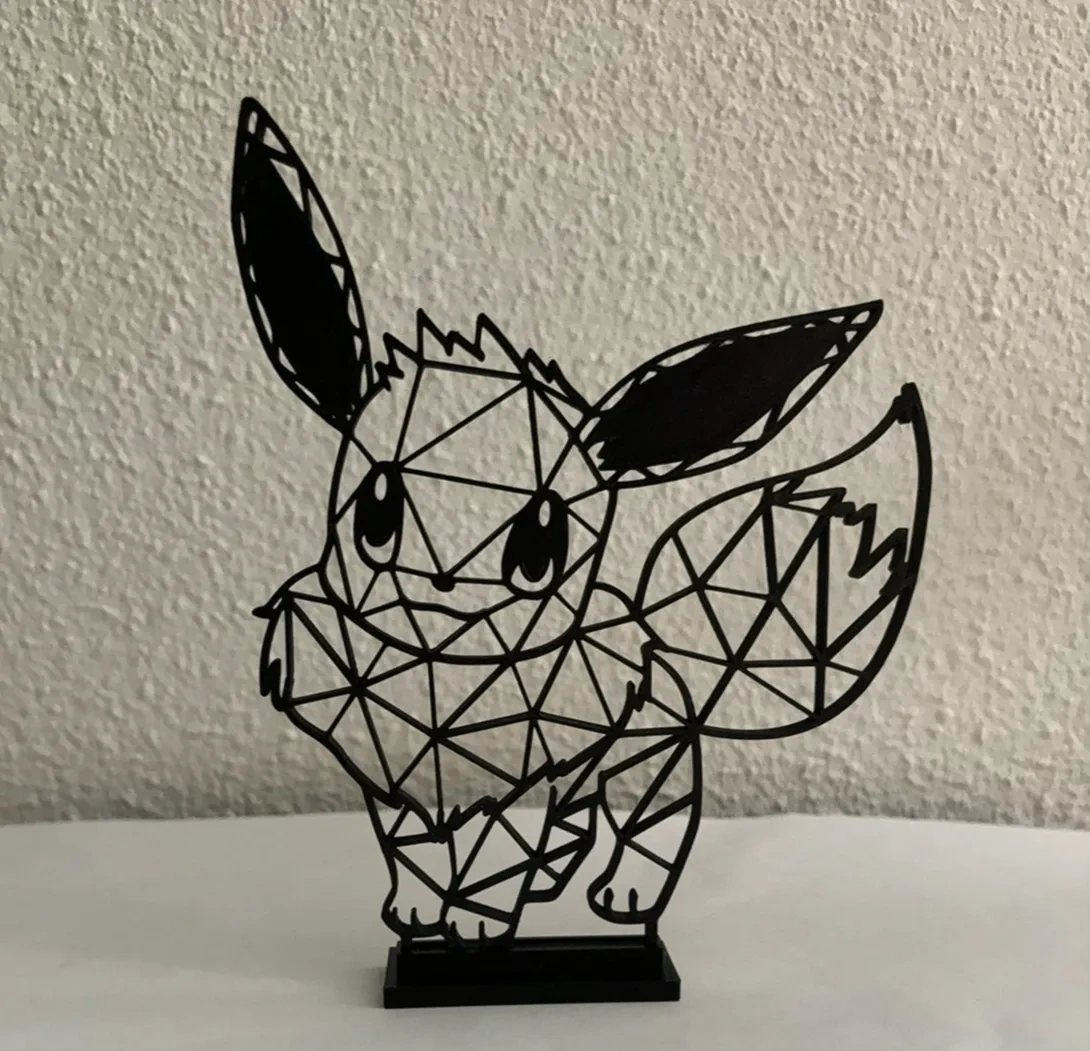 Geometric Eevee Pokémon 来自 3DPrintastica - MakerWorld