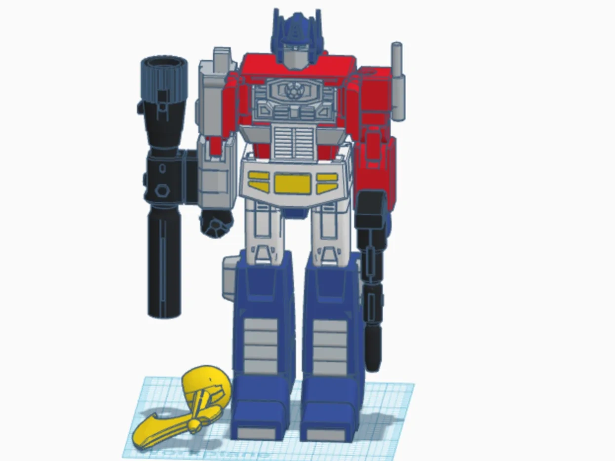 Optimus Prime with Megatron arm (by ToyMakr3D) 来自 Optis Primus ...