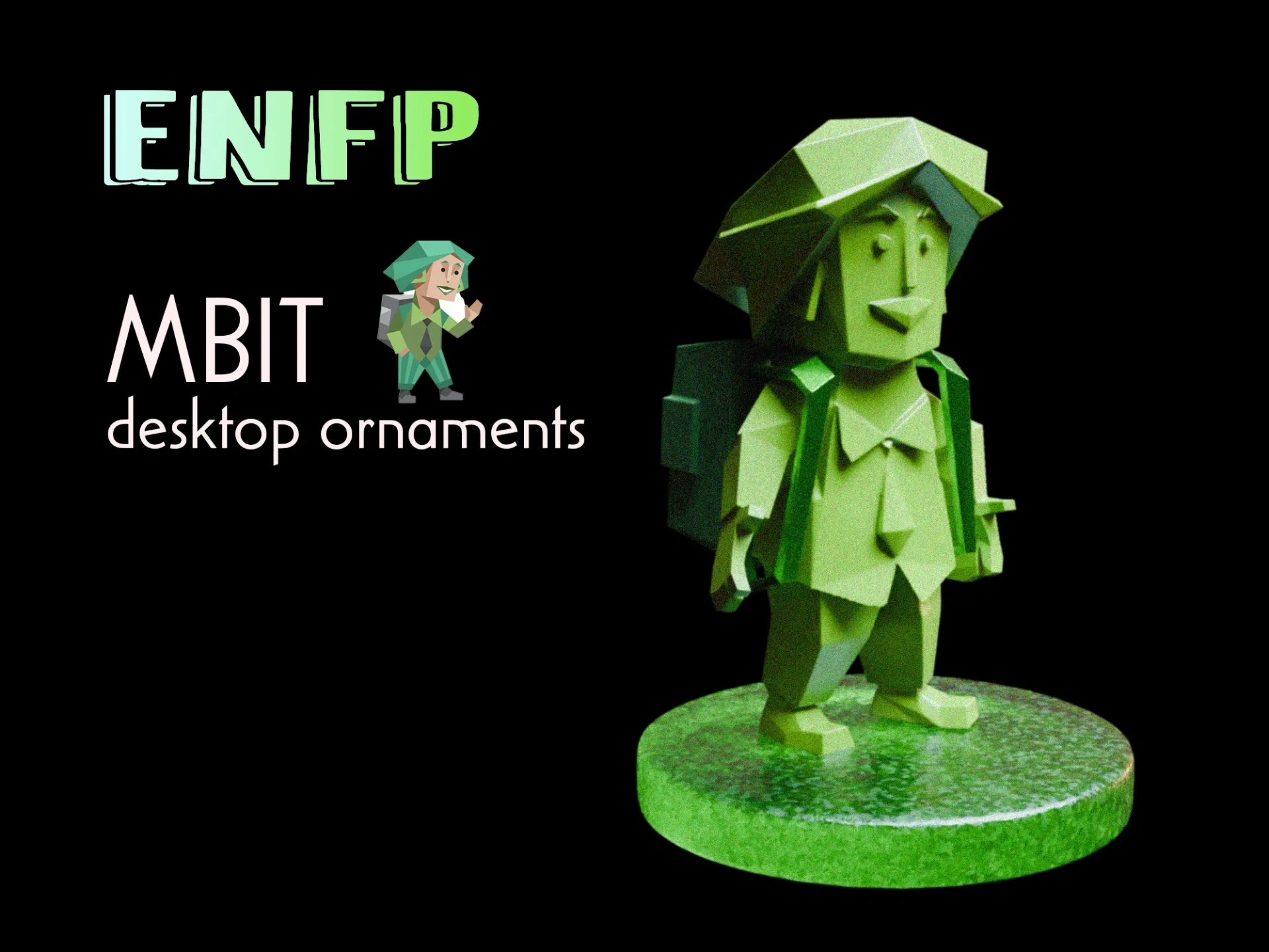 ENFP MBTI 桌面摆件 二次创作 - 来自 user_3292487623 - MakerWorld