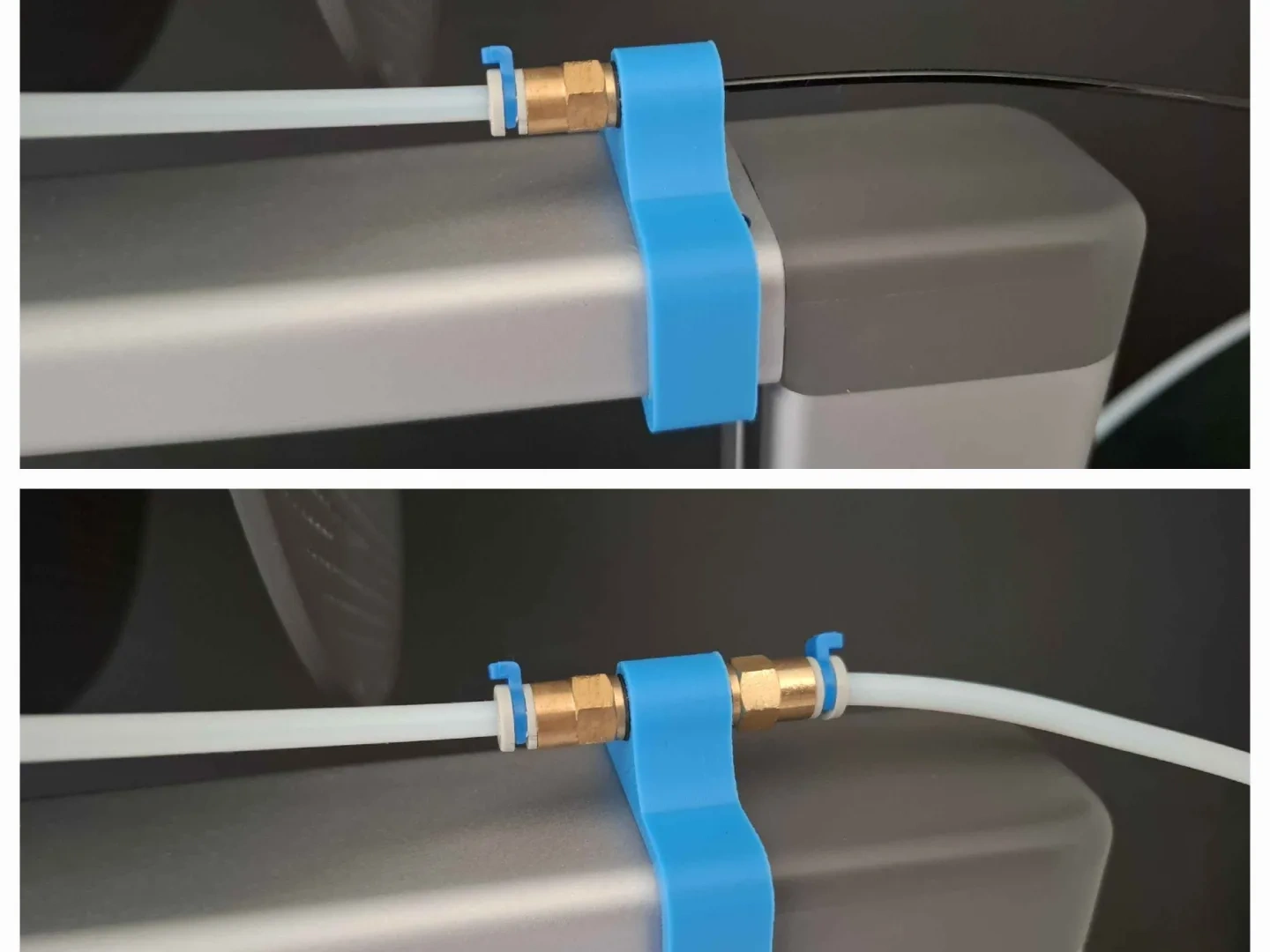 A1 bowden tube connector two versions ( clip on ) 来自 XOEE - MakerWorld