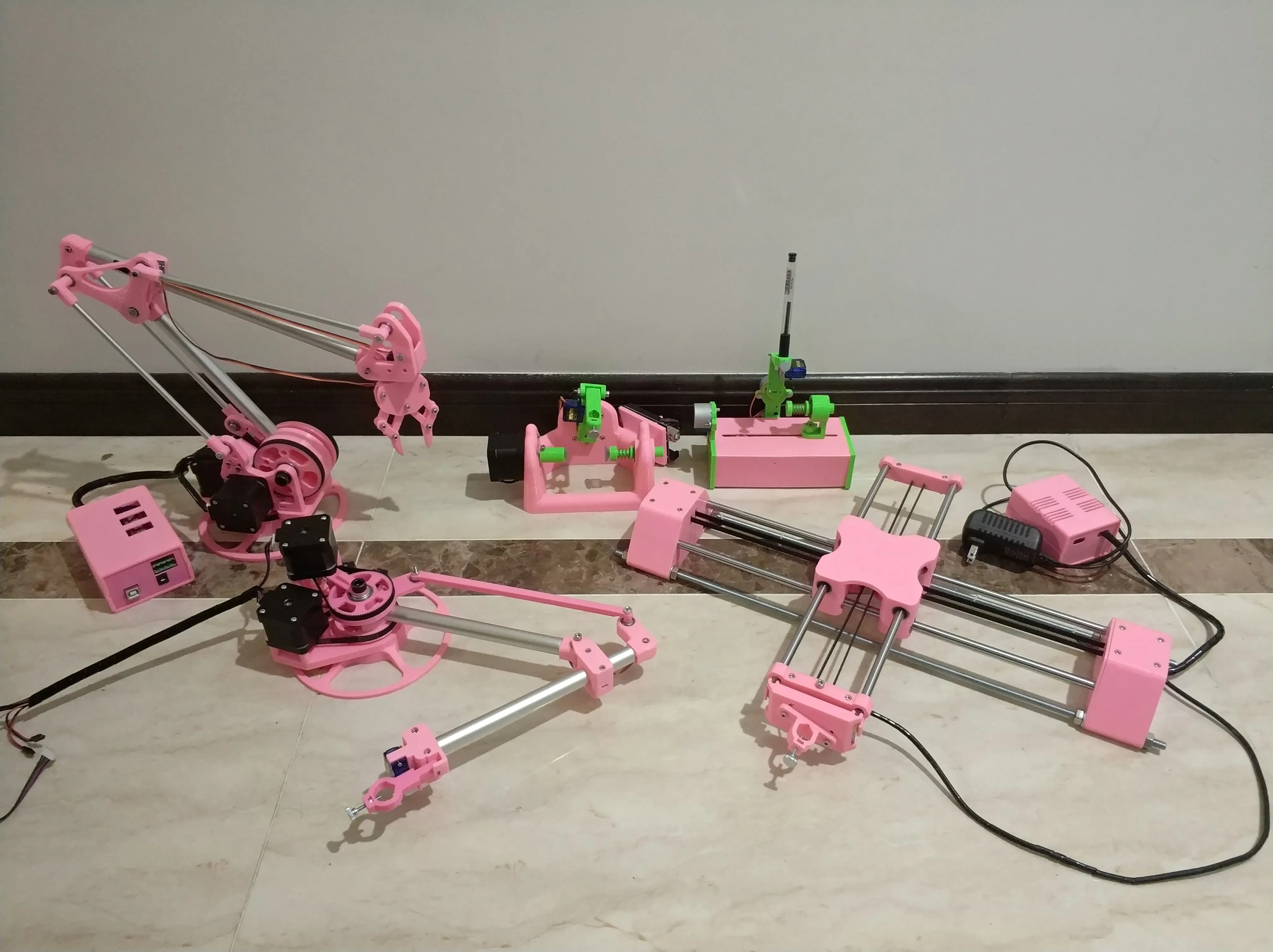 A Writing Robot Arm: The Drawbot by mossbotMakerWorld: Download Free 3D ...