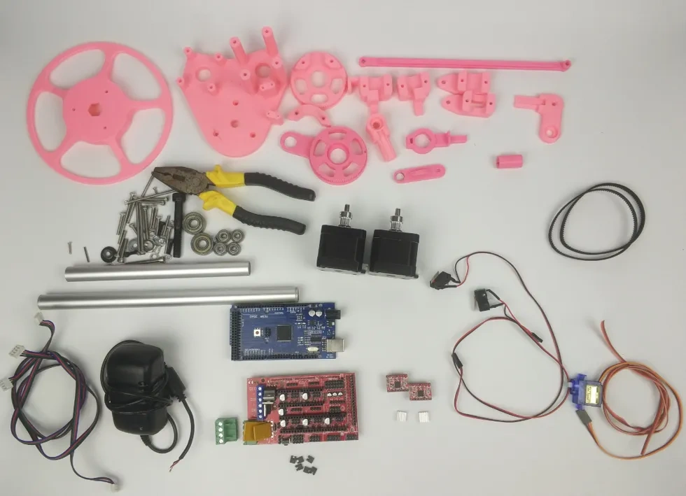 A Writing Robot Arm: The Drawbot by mossbot MakerWorld: Download Free ...