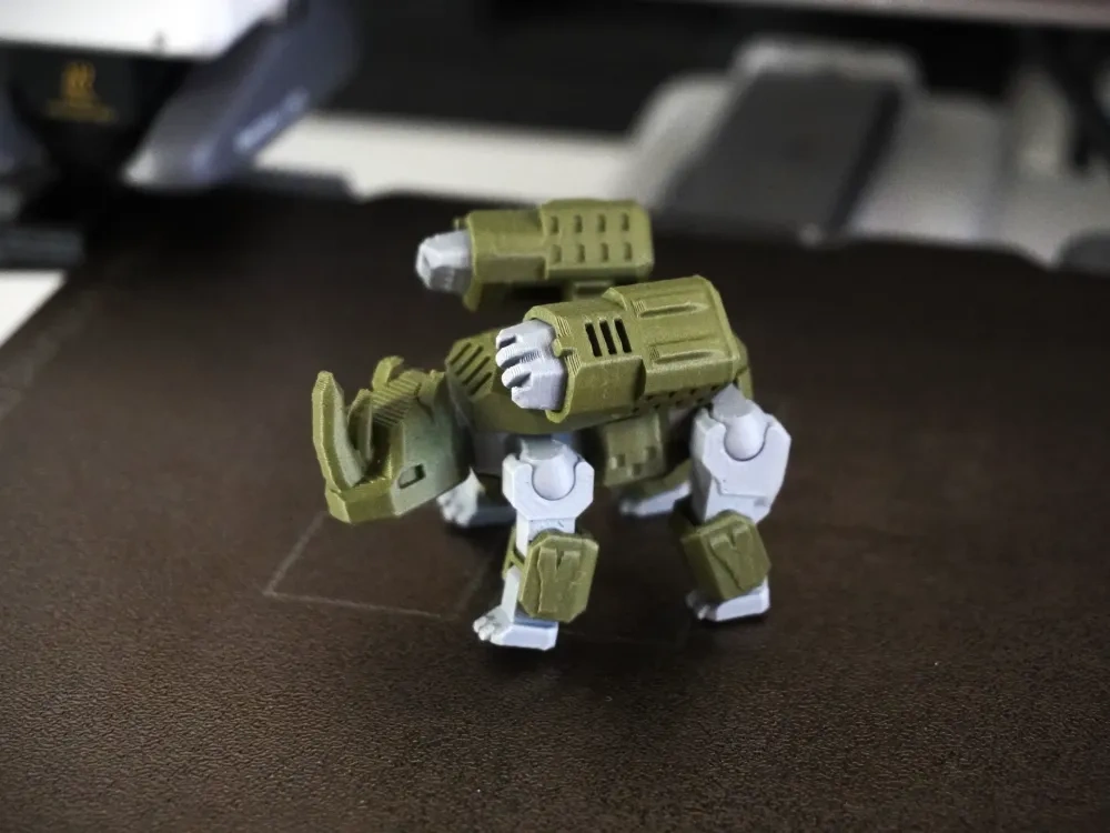 Rhino Brute Mecha - 模型套件 来自 Kit Crafters - MakerWorld