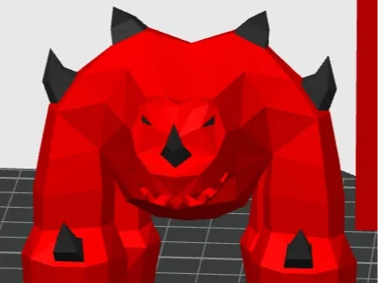 OSRS Jad彩色版 二次创作 - 来自 TugBreath - MakerWorld