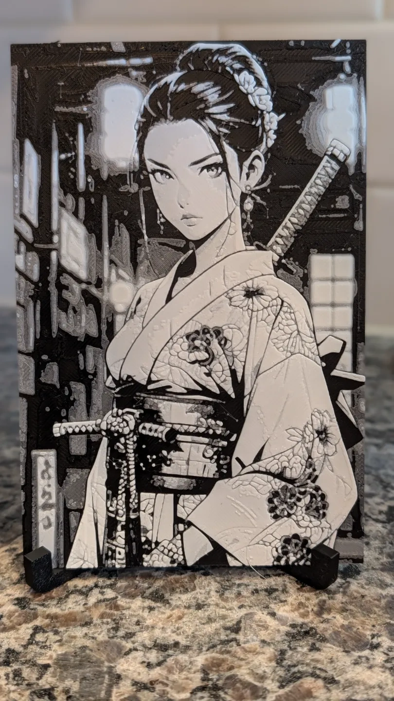 Female Samurai/Geisha HUEFORGE 来自 LBLP34 - MakerWorld
