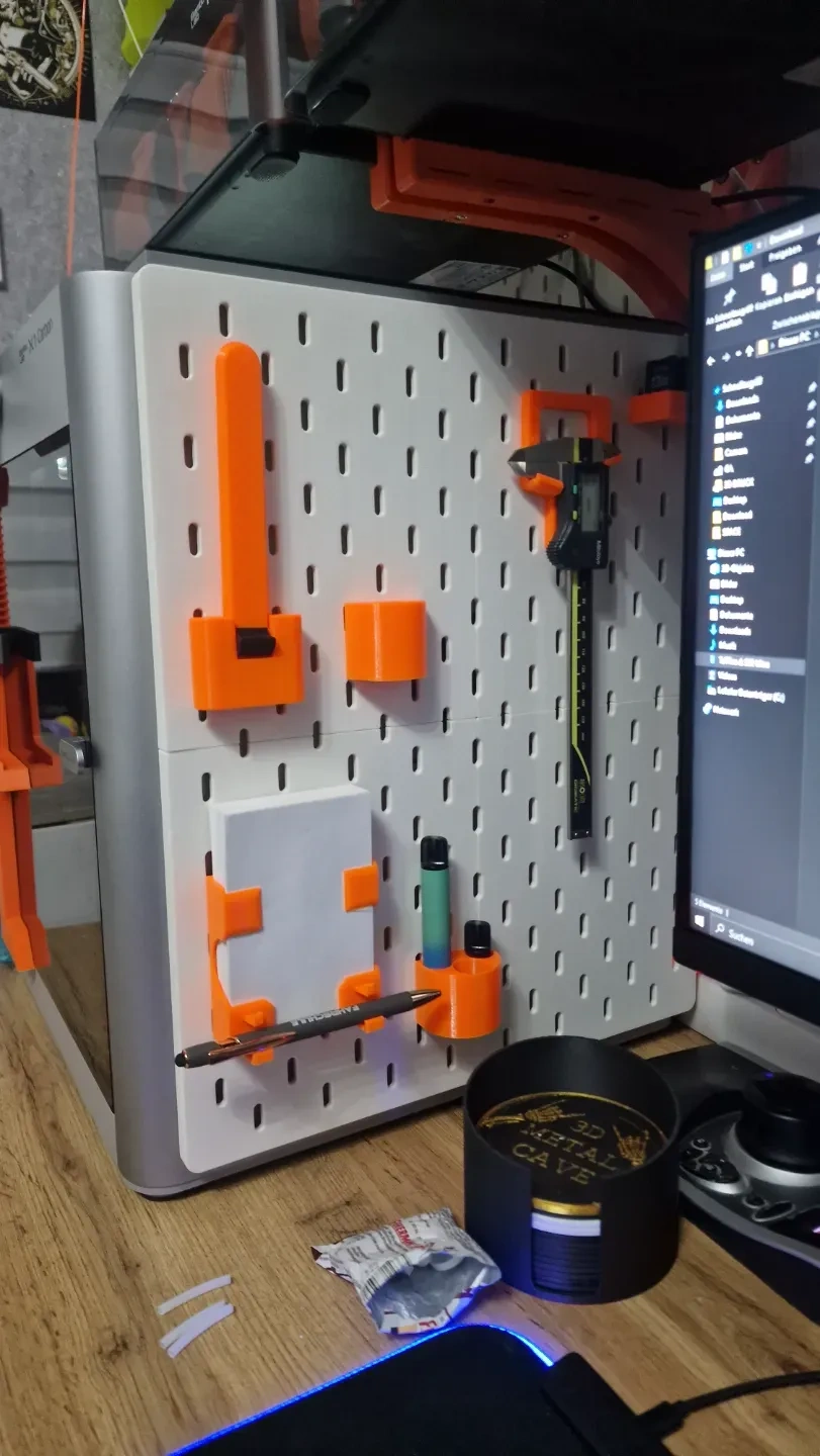 IKEA SKADIS便条纸笔筒座Zettel Stift 来自 3DMetalCave - MakerWorld