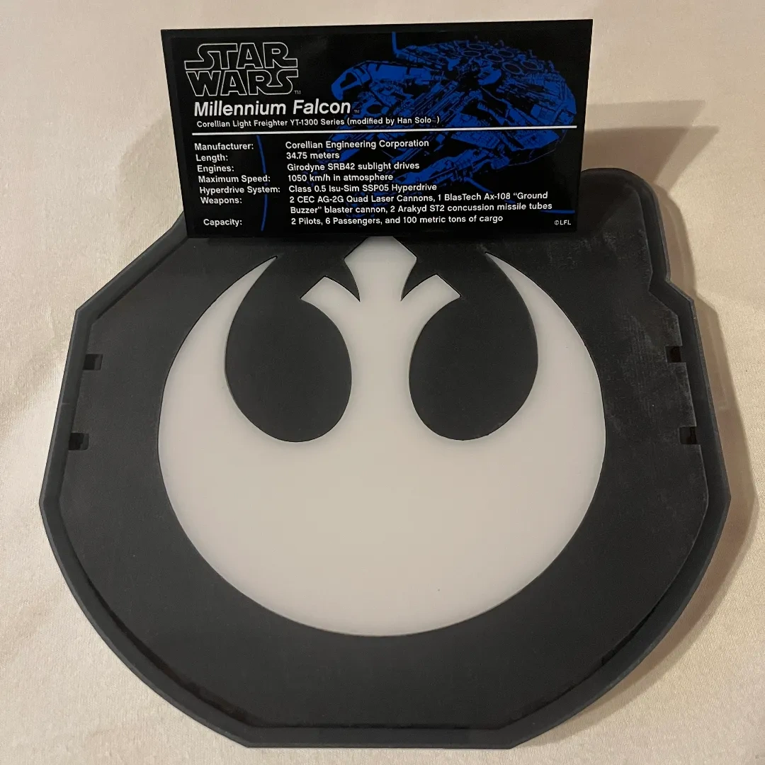 Millenium Falcon - Illuminated Sign 来自 marc_schneider - MakerWorld