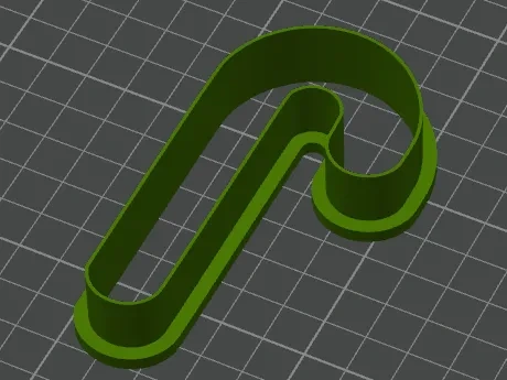 圣诞拐杖糖饼干模具 来自 Beyond3D - MakerWorld