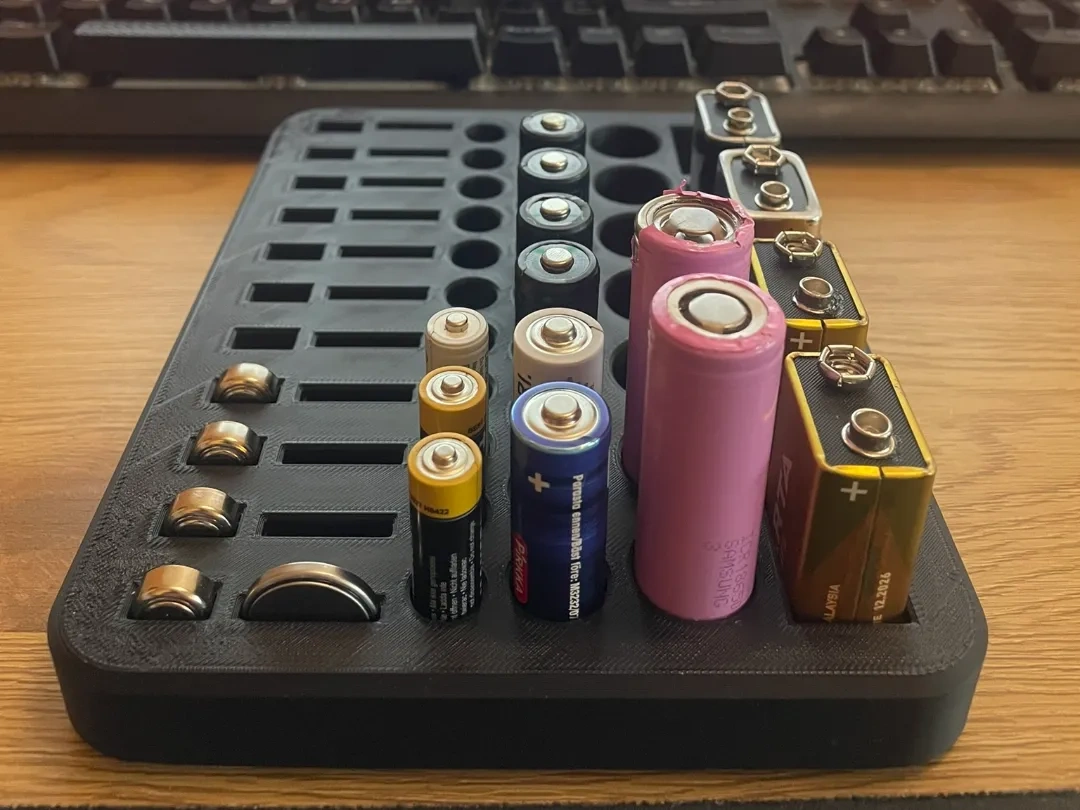 电池盒（9V，18650，AA，AAA，CR2032，LR44） 来自 Rift Harold - MakerWorld