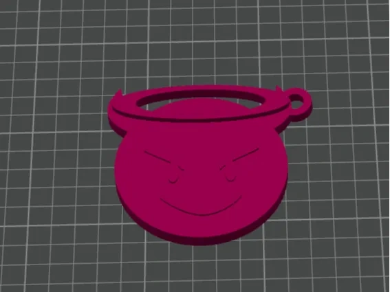 表情符号恶魔天使钥匙链 来自 Sally Ruby - MakerWorld