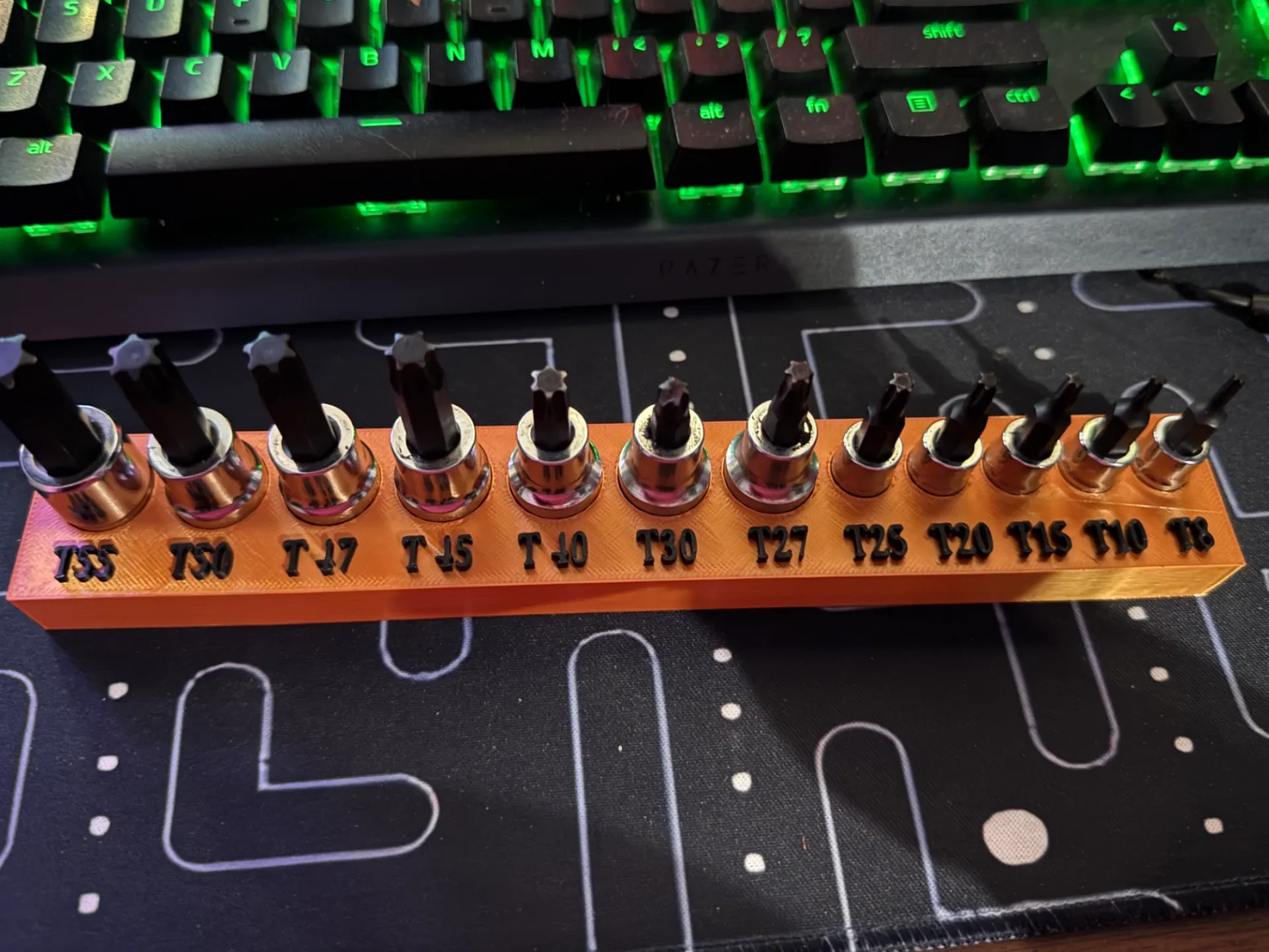 Icon Torx T55 - T8 工具箱整理器 来自 lvl5turtle MakerWorld：免费下载 3D 模型